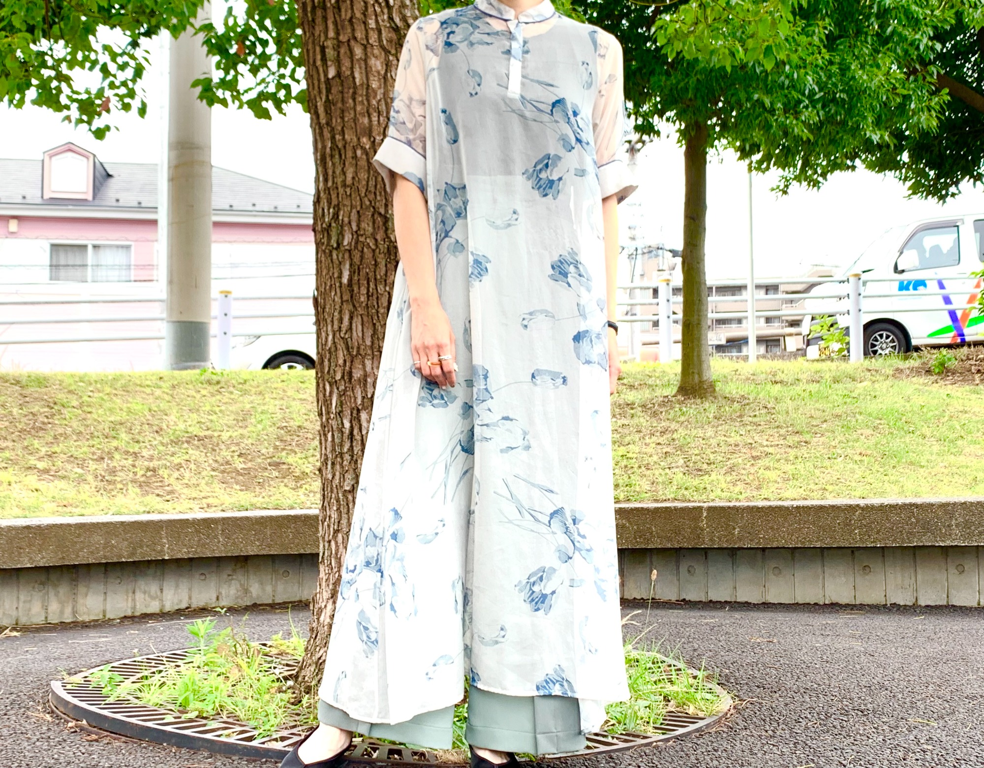 【AMERI/アメリ】 ISLA PIPING SHEER DRESSが買取入荷いたしました！ [2023.07.13発行]｜リサイクルショップ トレジャーファクトリー（トレファク）鶴川店