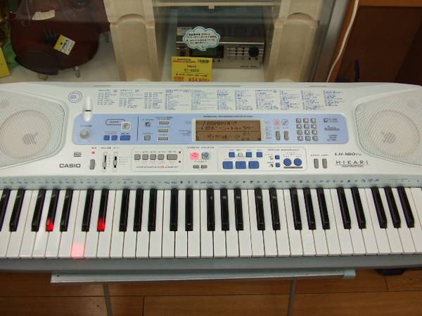 中古キーボード CASIO(カシオ) LK-180TV買取入荷しました！！【楽器 電子ピアノ・キーボード 買取 鶴ヶ島】 [2010.08.09発行]｜リサイクルショップ トレジャー ...