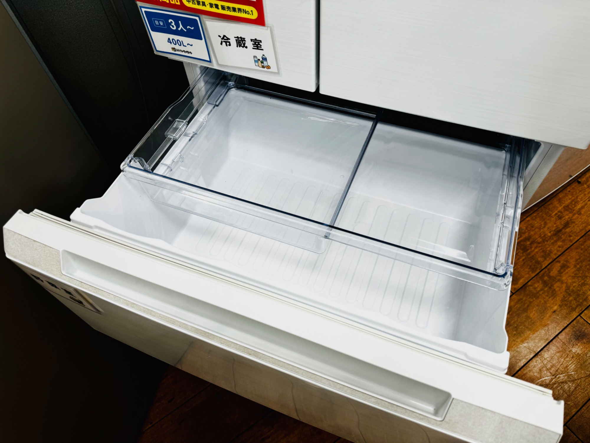 【高年式】SHARP（シャープ）6ドア冷蔵庫 SJ-MF43K-W 2023年製が買取入荷いたしました!! [2024.09.13発行]｜リサイクルショップ トレジャーファクトリー（トレファク ...