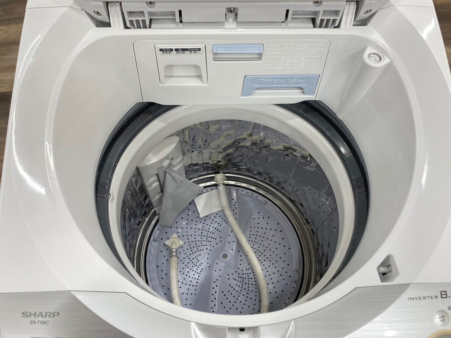 「シャープ 8.0kg 縦型洗濯乾燥機 2019年製 ES-TX8C-W」入荷！【幕張店】 [2021.06.25発行]｜リサイクルショップ トレジャーファクトリー（トレファク）幕張店