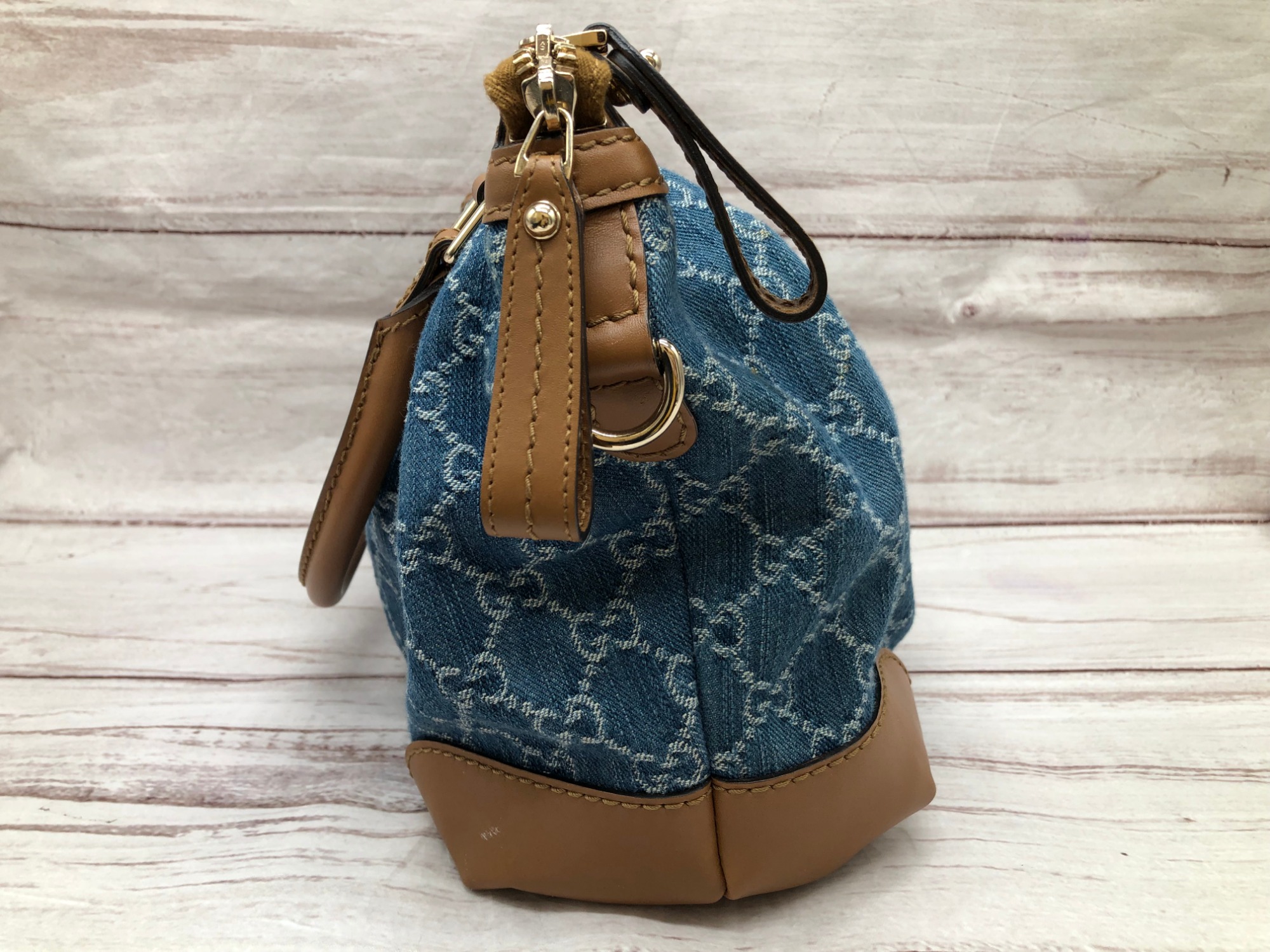 【GUCCI/グッチ】デニム地2wayバッグ GG スーキー が入荷しました！！ [2025.02.07発行]｜リサイクルショップ トレジャーファクトリー（トレファク）イオンモール常滑店