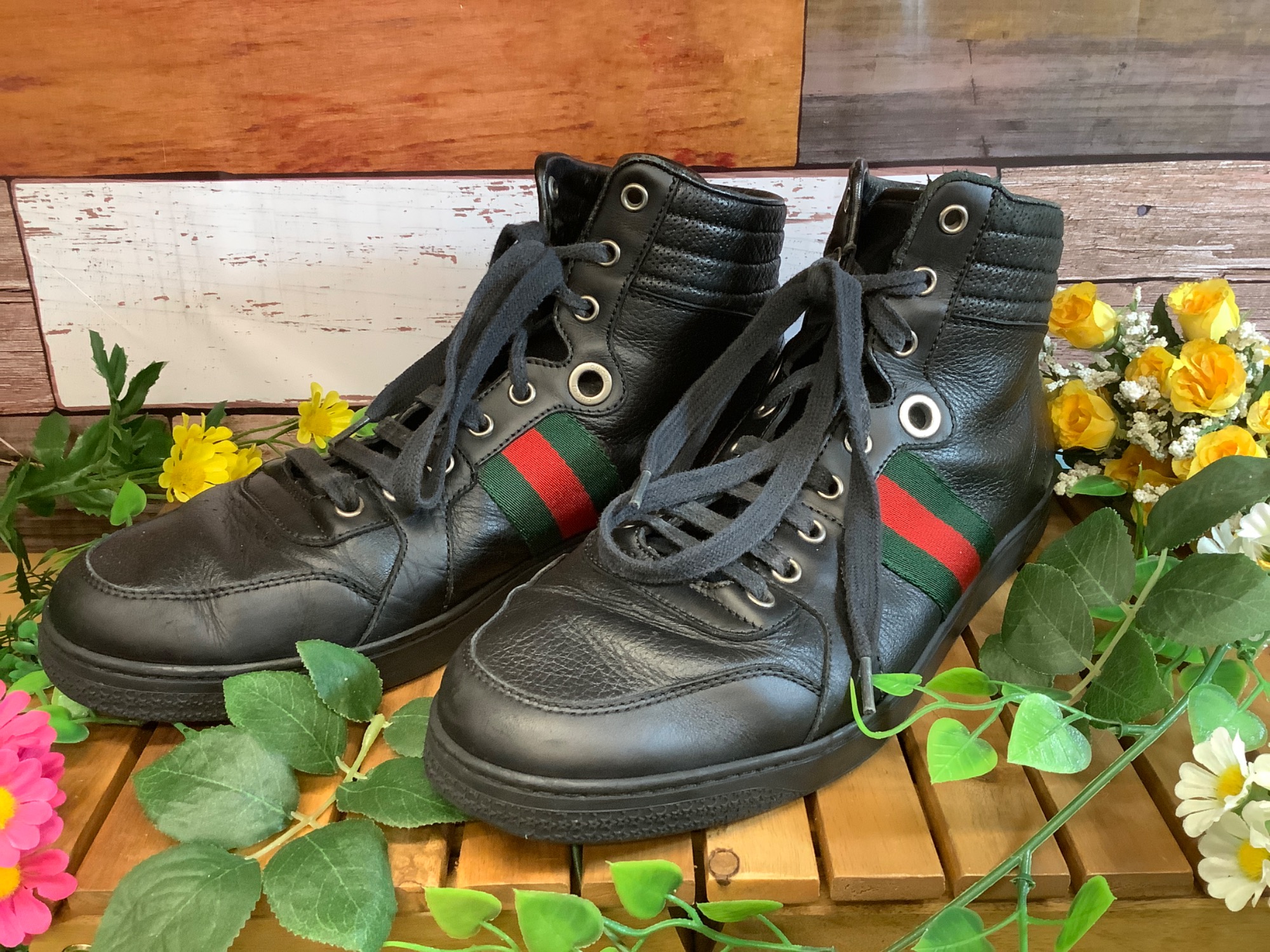 GUCCI（グッチ）のハイカットスニーカーをご紹介！！ [2023.06.12発行]｜リサイクルショップ トレジャーファクトリー（トレファク）摂津店
